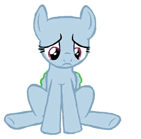 Mlp Sad Pegasus Base
