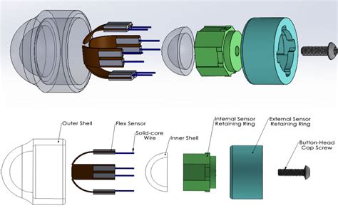 Sensor Exploded View And Labeled Components Download Scientific Diagram