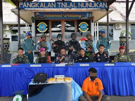 Sinergitas Tim Gabungan TNI AL Gagalkan Penyelundupan 3 300 Gram