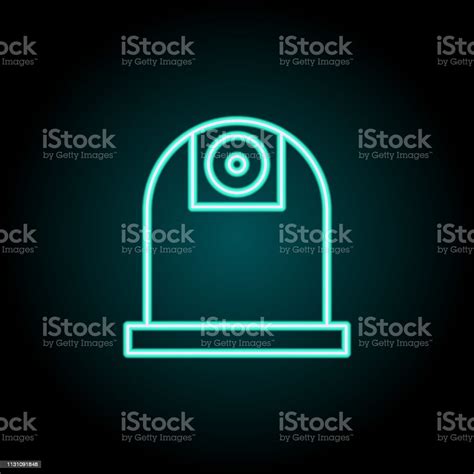 天文臺圖示霓虹燈樣式圖示中的凸起地標的元素簡單的圖示網站 網頁設計 移動應用程式 資訊圖形向量圖形及更多planetarium