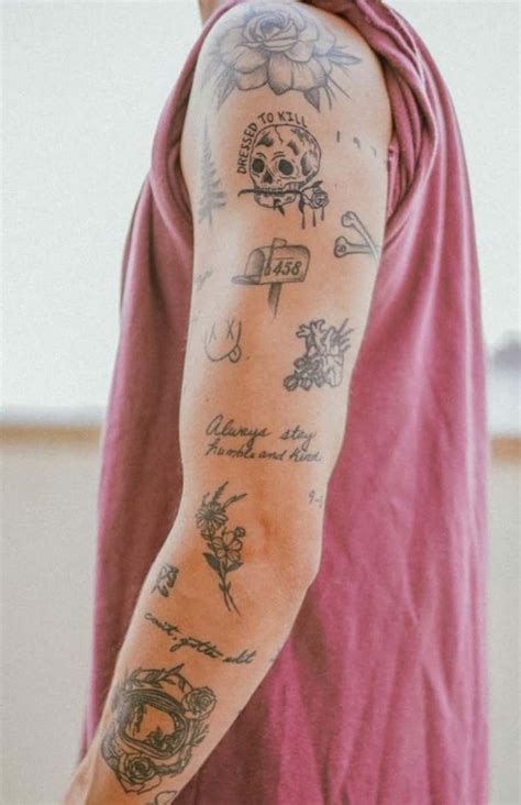 50 Patchwork Tattoos To Make You Start A Sleeve Body Artifact Simple