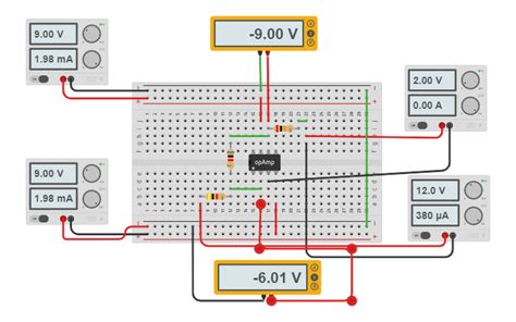 Circuit Design Problema 4 Tinkercad