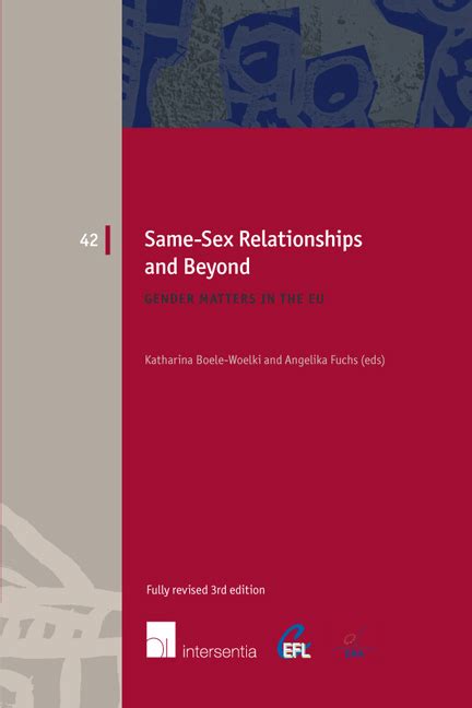 Same Sex Relationships And Beyond