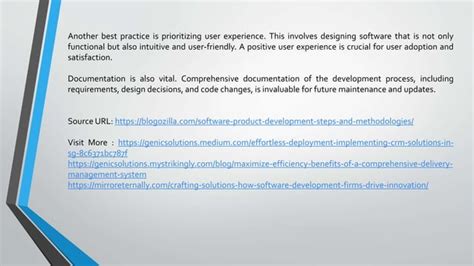 Software Product Development Steps And Methodologiespptx