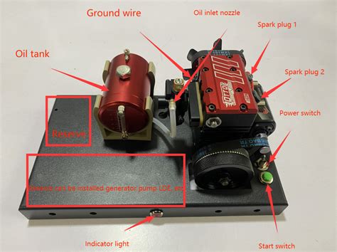 Gasoline Engine Conversion Kit For Semto St Nf2 Nitro Engine Model Kit