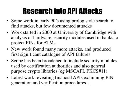 Ppt Differential Protocol Analysis And Api Level Attacks Powerpoint