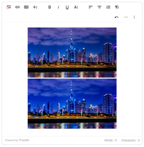 visual html wysiwyg editor with image editing capabilities