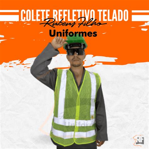Colete Refletivo Telado Super Safety Rf