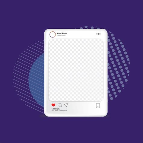 Premium Vector Social Media Instagram Post Template