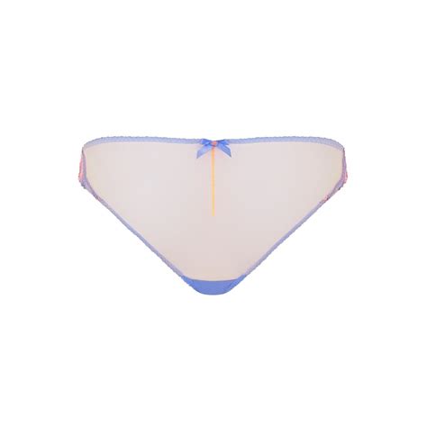 Agent Provocateur Winnette Full Brief Women Blue Neon Orange Flannels
