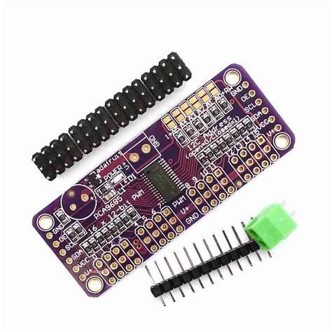 Módulo Pwm Servo 16 Canais 12 Bit Pca9685 Loja Vida De Silício