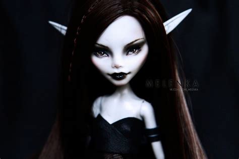Melenka Ooak Custom Dolls Halloween Face Makeup