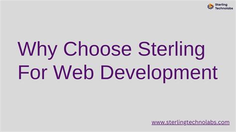 Ppt Why Choose Sterling For Web Development Powerpoint Presentation Free Download Id 12200074