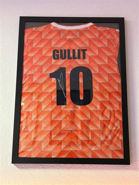 Ruud Gullit Netherlands Signed Jersey Pushdich Tcg
