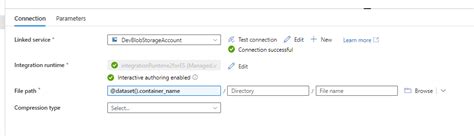 Azure Extra Files Block Blobs Creating In The Copy Activity Of The