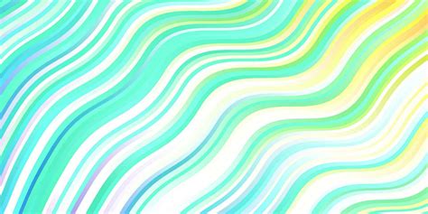 Light Multicolor Vector Background With Curved Lines Vector Art At Vecteezy