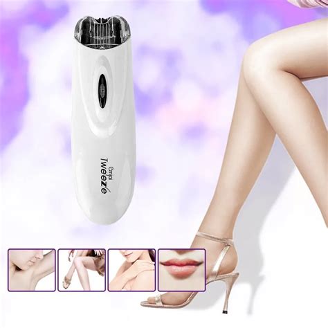 Portable Electric Pull Tweezer Device Women Facial Hair Removal