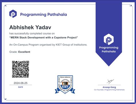 Abhishek Yadav On Linkedin Mern Webdevelopment Programmingpathshala