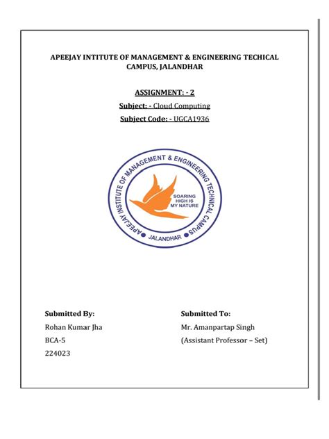 Assignment 2 Cloud Computing Pdf