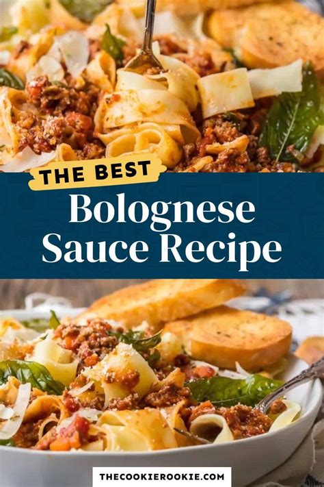 Beef Bolognese Recipe The Cookie Rookie®