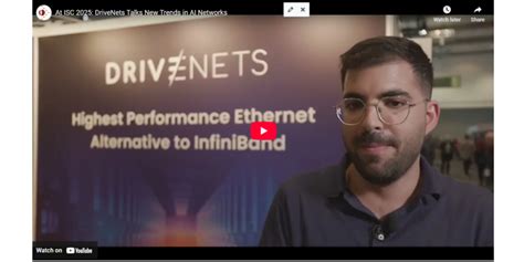 at isc 2025 drivenets talks ethernet based ai networking inside hpc and ai news