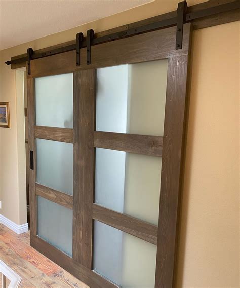 Custom Glass Barn Doors At Lynda Tawney Blog
