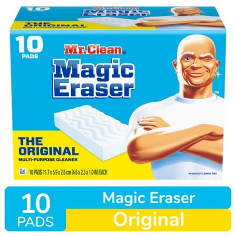 Mr Clean Magic Eraser Original Multi Purpose Cleaning Pads 10 Ct Kroger
