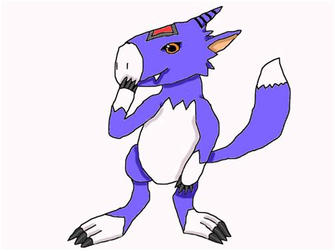 Digimon Dorumon Colored By Icedragon300 On Deviantart