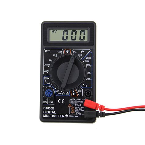 Universal Measuring Dcac Voltage Multimeter Dt830b Pocket Digital