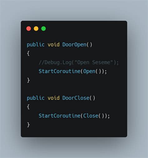 unity development — coroutines open sesame by siddhant thakur