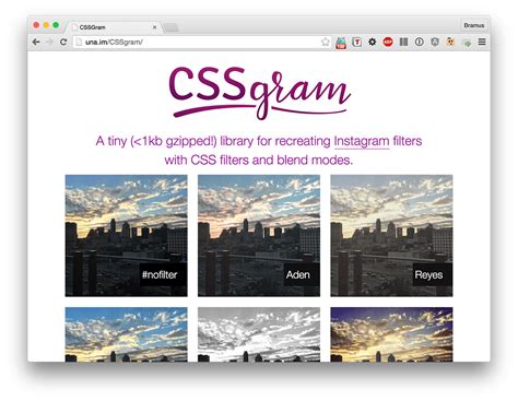 CSSGram Bram Us