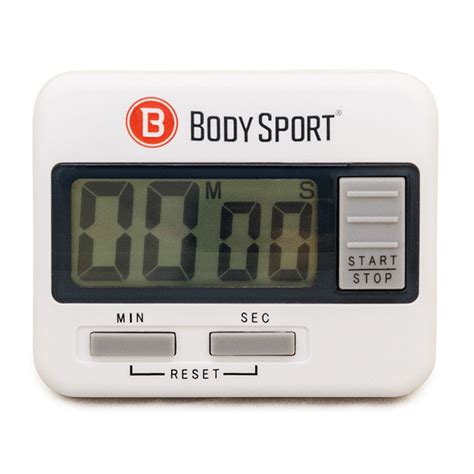 Body Sport Digital Multifunctional Count Down Count Up White Timer