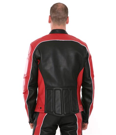 Men S Leather Racing Jacket