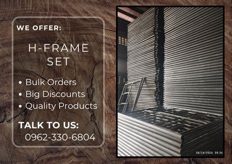 H Frame Set For Sale Commercial And Industrial Construction And Building