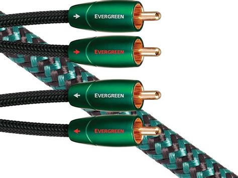 Audioquest Evergreen 1m Rca Interconnect Ultimate Audio