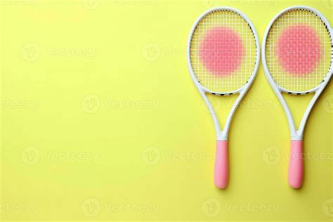 Intersected Crossed Tennis Rackets Generate Ai 29176007 Stock Photo At