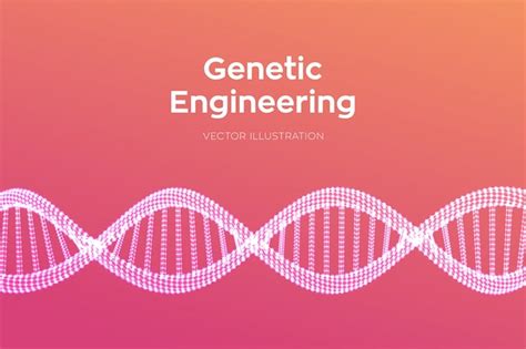 Premium Vector Dna Sequence Wireframe Dna Code Molecules Structure Mesh