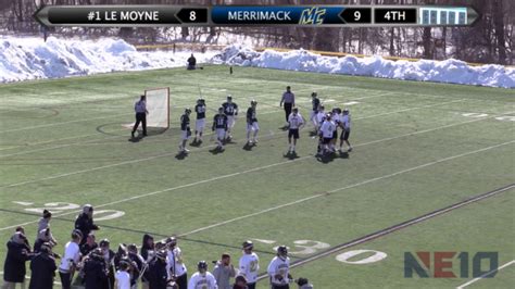 Mlax Le Moyne Highlights 3 18 17 Youtube