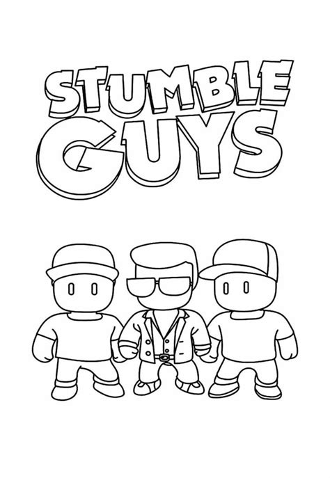 Desenhos De Stumble Guys Para Pintar E Colorir Dicas Práticas