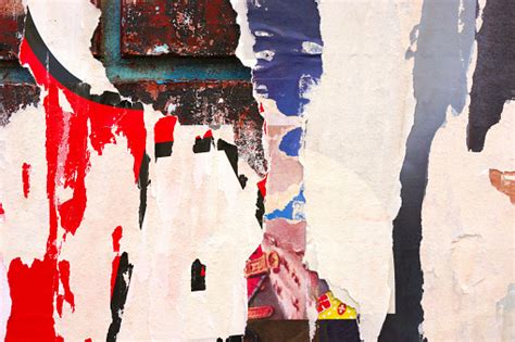 오래 찢어진 찢어진 종이 구겨진 구겨진 포스터 그런지 질감 배경 플래카드 스톡 사진 배경 주제에 대한 스톡 사진 및 기타 이미지 Istock