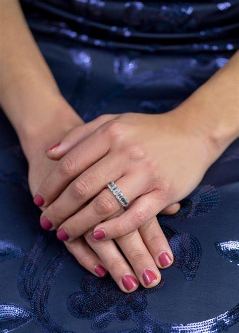 Roman Malakov 3 23 Carat Total Emerald Cut Diamond Seven Stone Wedding