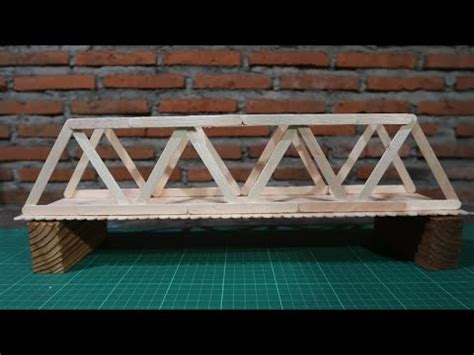 Easy Popsicle Stick Bridge