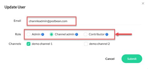Adding Team Members Podbean Support