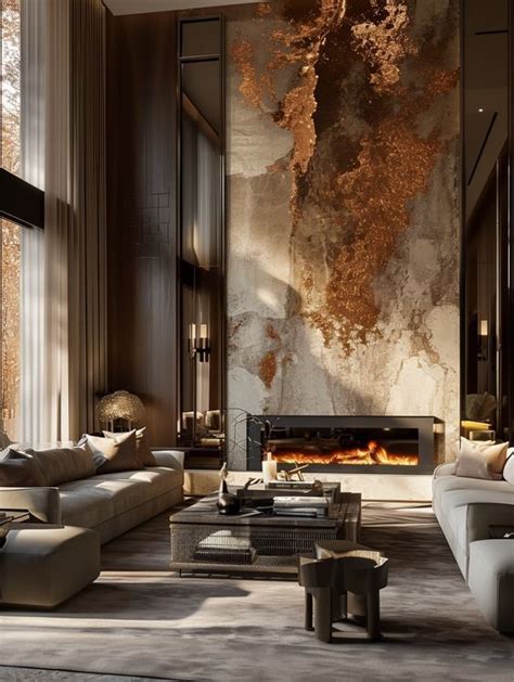 Скала в интерьере на заказ в СПб цены виды примеры In 2024 Fireplace Modern Design Luxury