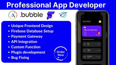 Build Functional Mobile App On Bubble Adalo Flutterflow Appsheet And Framer By Davdigitals