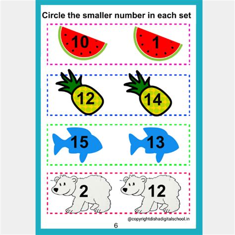 Comparing Numbers Workbook Disha