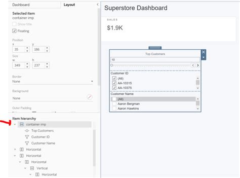 Tableau Dashboard Filter Missing