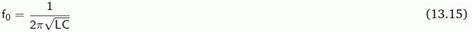 Lc Resonance Frequency And Characteristic Impedance
