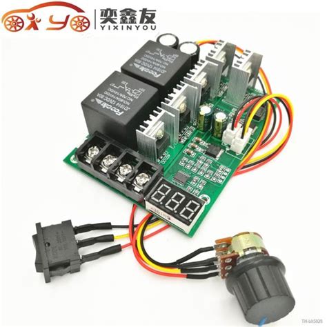 Digital Display Dc9 50v 40a Dc Motor Speed Control Reversible Pwm