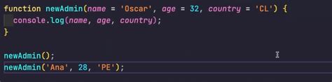 Default Params Platzi